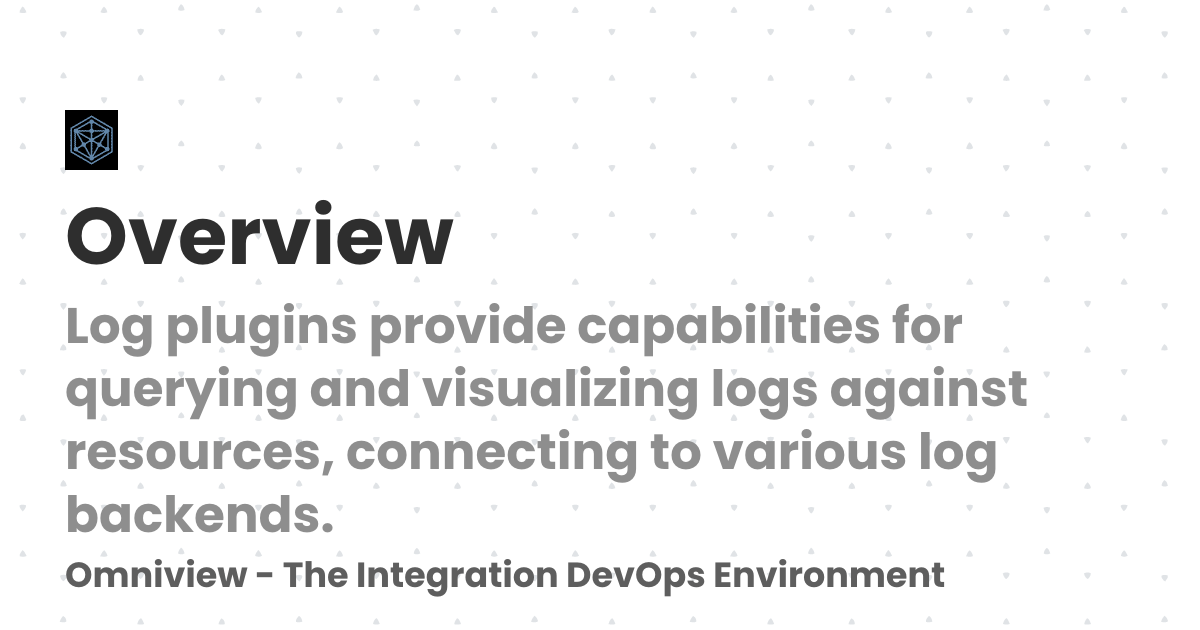 Overview | Omniview - The Integration DevOps Environment